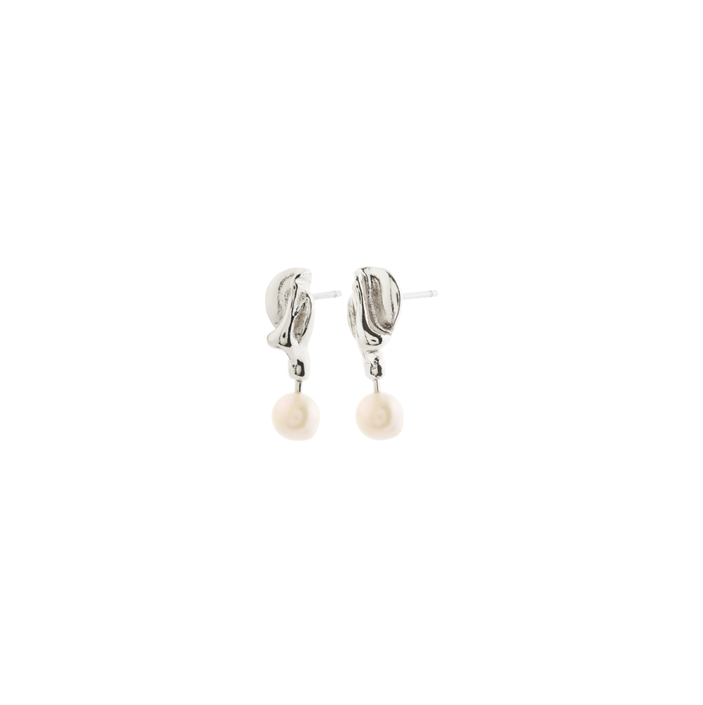 Starlight Pearl Earrings - Silver Plated – The Outlet